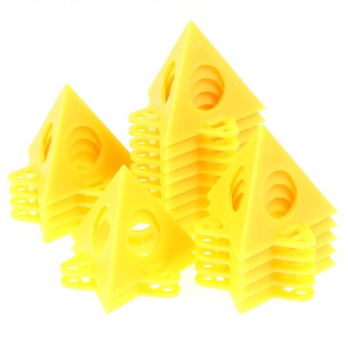 20pcs Portable Pyramid Support Stands Set Triangle Paint Pads Feet ...