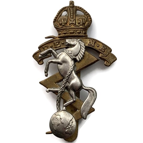 WW2 Royal Electrical & Mechanical Engineers REME Cap Badge - J.R.GAUNT ...