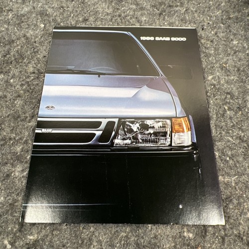 ORIGINAL 1986 SAAB 9000 SERIES DEALER SHOWROOM SALES BROCHURE CATALOG ...