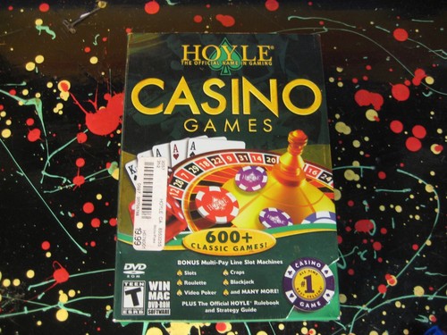 Hoyle Casino 600+ Classic Games Encore Compilation Win XP PC DVD ROM ...