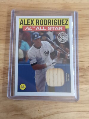 2021 Topps Series 2 Alex Rodriguez Bat Relic 86ASRAR Yankees | eBay