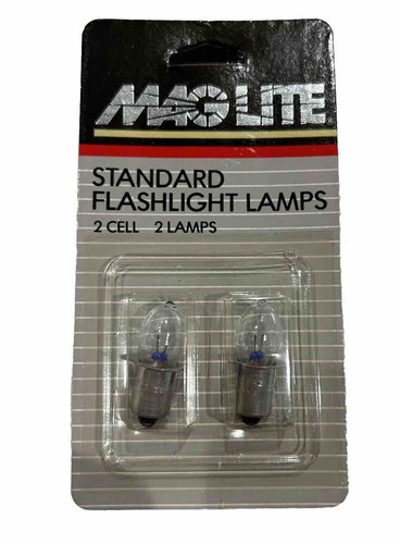 Mag lite STANDARD FLASHLIGHT LAMPS 2 CELL 2 LAMPS | eBay