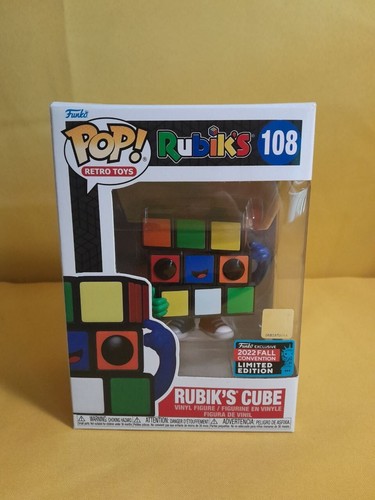 FUNKO POP Rubik's Cube 108 Fall Convention 2022 NYCC Retro Toys W/PROTECTOR- P28 | eBay