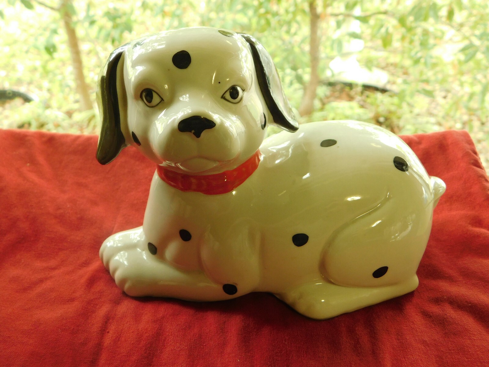 CERAMIC DALMATION DOG 6"LONG 3"WIDE MADE IN BRAZIL | eBay