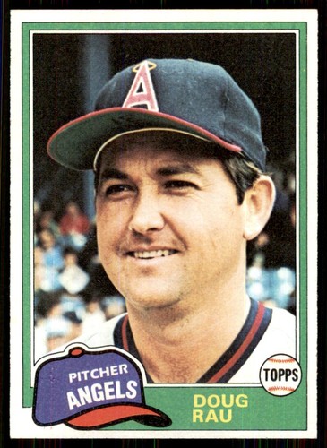 1981 Topps Traded Doug Rau California Angels #818 | eBay