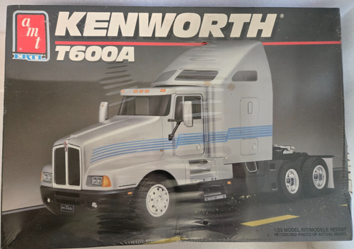 AMT Ertl 1990 Kenworth T600A 1/25 Semi Truck Plastic Model Kit 6976 ...