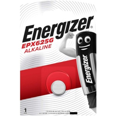 Energizer EPX625G Alkaline Battery 1.5V Coin cell 625A LR9 V625U L1560 ...