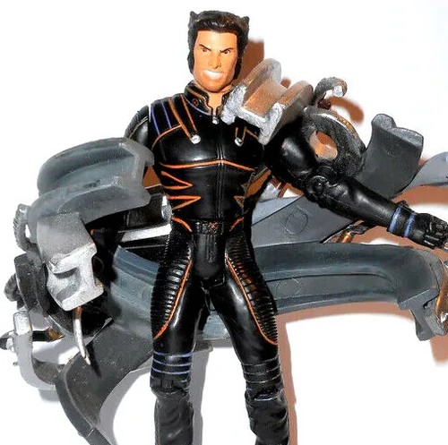marvel legends X-MEN movie WOLVERINE 2001 magneto cage toybiz toy biz ...