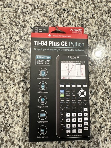 Texas Instruments TI-84 Plus CE Graphing Calculator - Python "NEW ...