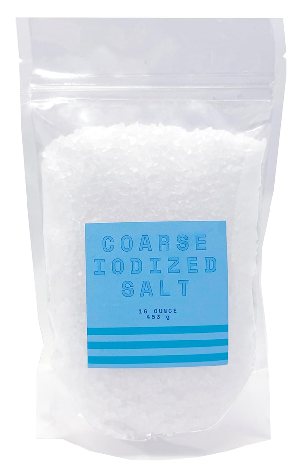 Iodized Salt for Grinder, Coarse Iodized Salt for Grinder Refill 16 ...