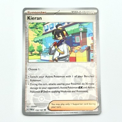 Kieran Twilight Masquerade 154/167 Pokemon TCG Card Holo NM | eBay