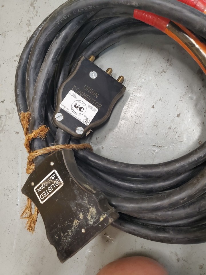 25' 6/3 6 AWG 3 Conductor 60A 125V Stage Pin Bates Cable 25 Ft | eBay