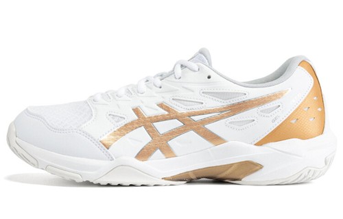 ASICS Gel Rocket 11 2E Wide White Pure Gold - 1071A106-100 | eBay