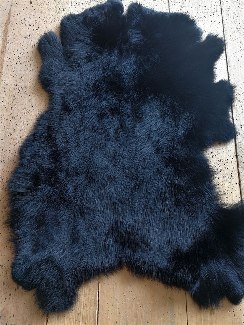 Rabbit Fur Pelt Natural Assorted Earth Tones Fur Skin Tanned Hides 9 ...