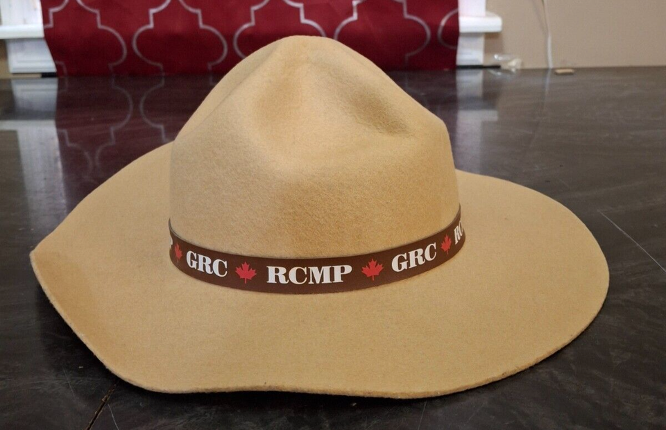 Royal Canadian Mounted Police Campaign Cowboy Hat Official RCMP GRC ...