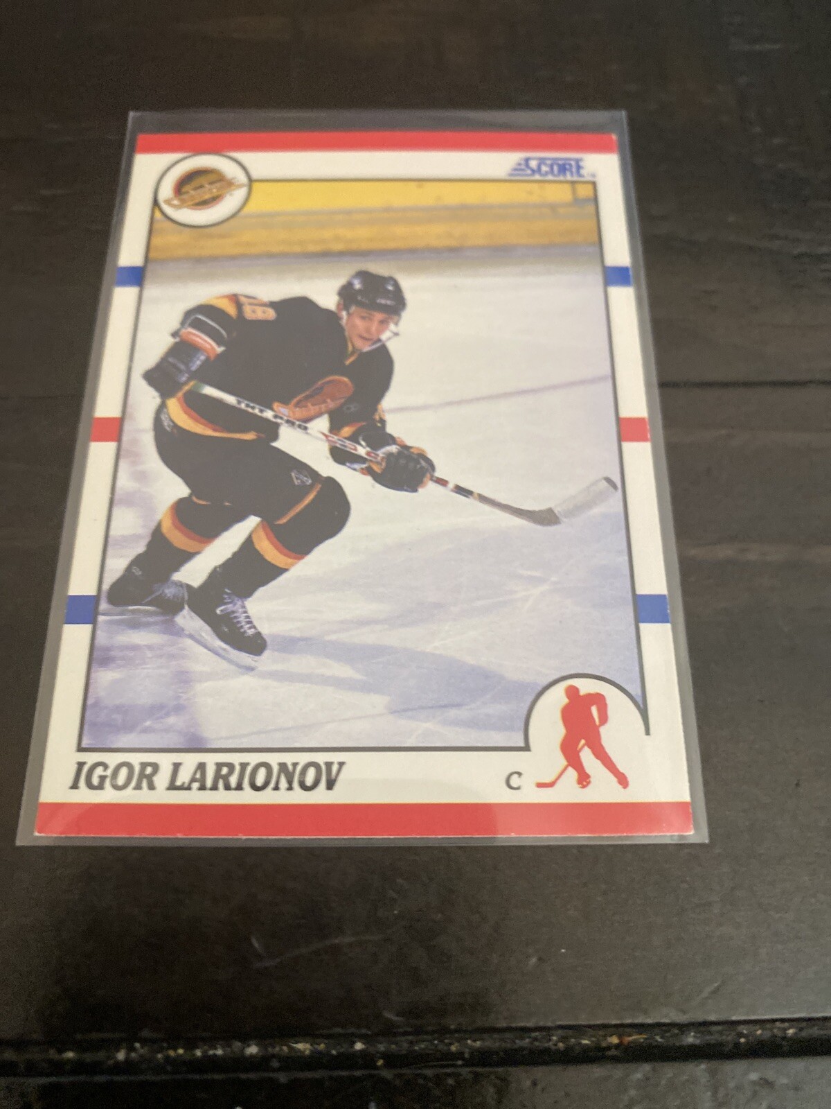 IGOR LARIONOV Canucks 1990-91 SCORE Hockey Card #123 Rookie Card | eBay