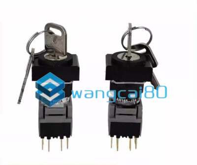1PCS New Key Selector Pushbutton Switch AH165-J2A AH164-J2A 11A J3A J2B ...
