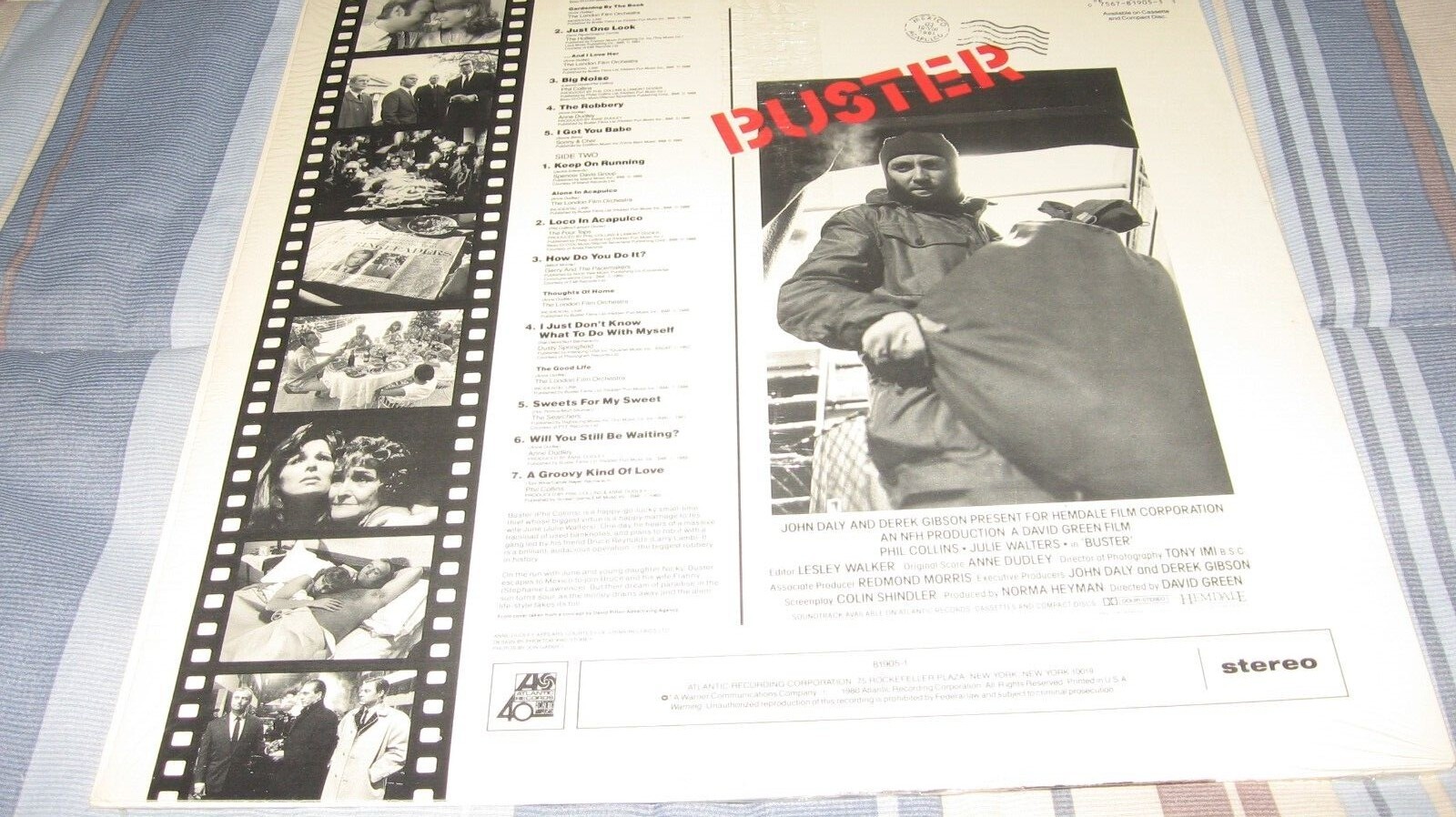 Phil Collins "Buster Soundtrack" Album Cover | eBay