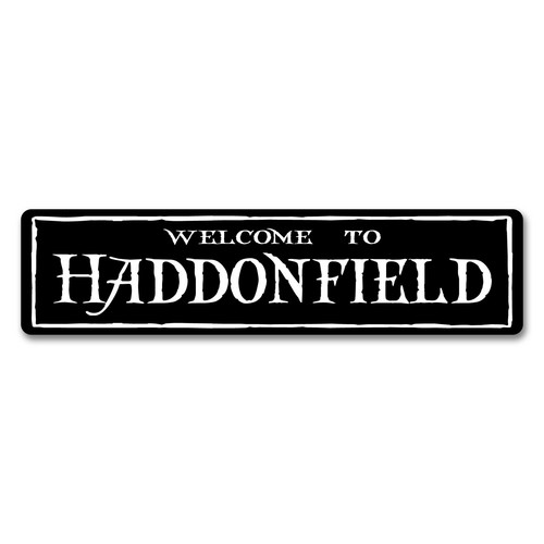 Welcome To Haddonfield (Michael Myers / Halloween) 6"x24" Aluminum Sign ...