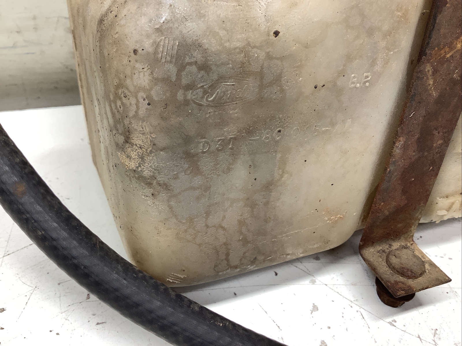 OEM 1973-1977 EARLY FORD BRONCO TRUCK RADIATOR OVERFLOW TANK WITH HOSE ...