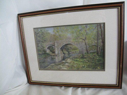 Devon in Spring Time Original Signed Picture Drawing Pastel English ...