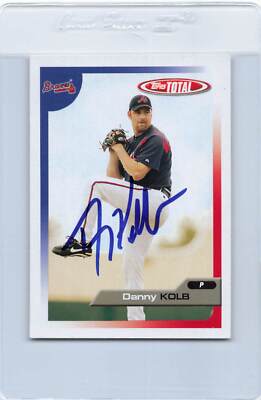 2005 Topps Total #218 Danny Kolb Braves Signed Auto *H7917 | eBay