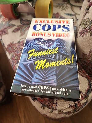 Cops EXCLUSIVE Bonus Video Funniest Moments(VHS 1996) | eBay