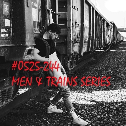 MALE PORTRAIT #0525-244- men and trains series- free shipping in usa | eBay