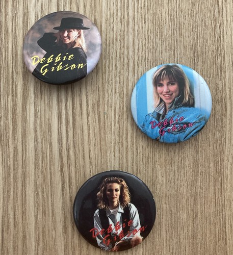 Debbie Gibson - 3 Pinbacks Buttons Lapel Pins | eBay
