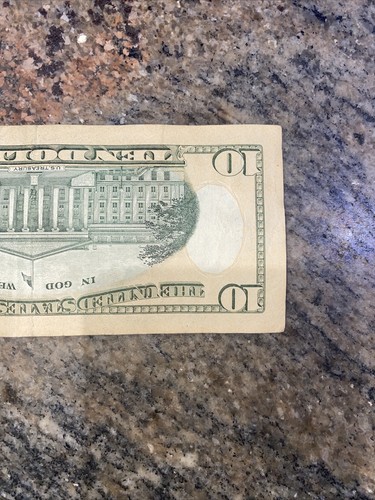 7 Digit Broken Scattered Ladder 1-8 2017 $10 Dollar Bill Fancy Serial ...