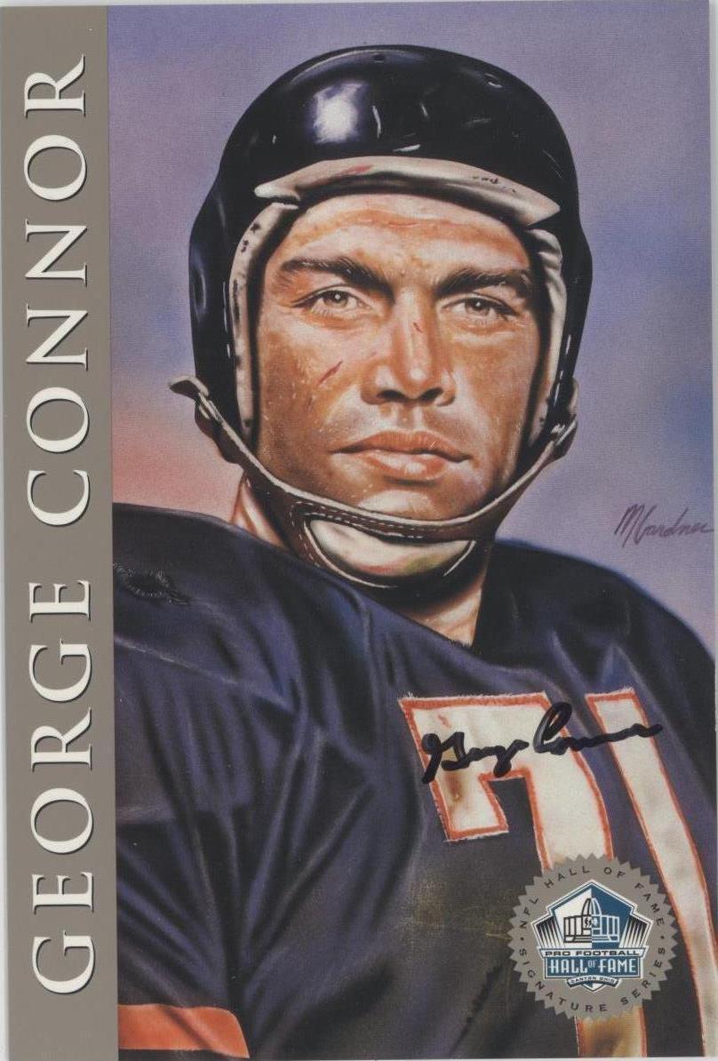 1998 NFL Hall of Fame Signature Series - George Connor Autographs /2500 ...
