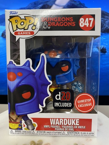 Funko Pop Dungeons & Dragons WARDUKE 847 Vinyl Figure w/ D20 Gamestop ...