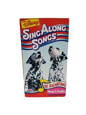 Disney Sing Along Songs - 101 Dalmatians: Pongo and Perdita (VHS, 1996 ...
