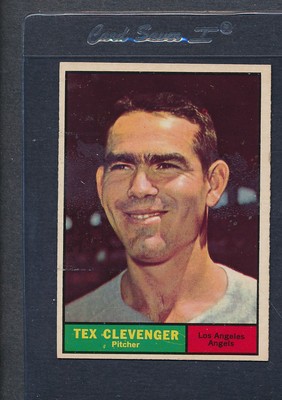 1961 Topps #291 Tex Clevenger Angels EX/MT *2179 | eBay