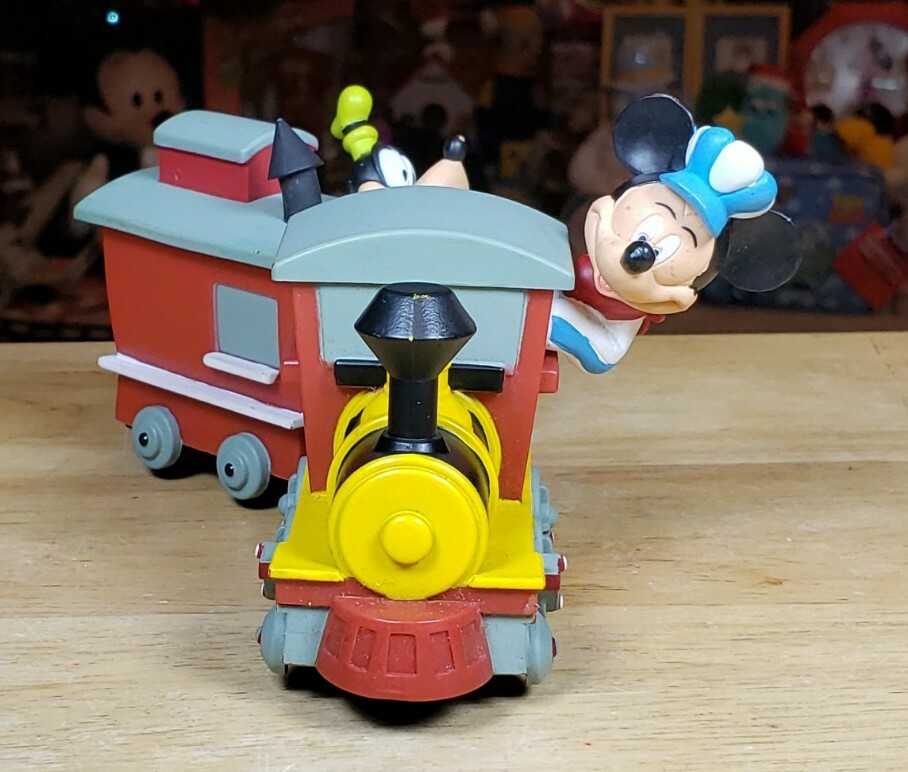 Mickey Mouse Train Set 1987 Vintage 1990's 🔥 Disney Parks Character
