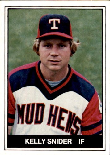 1982 Toledo Mud Hens TCMA #16 Kelly Snider Springfield Missouri MO ...