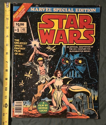 STAR WARS: Treasury Edition 1 Giant Comic Marvel Special 1977 Excellent ...
