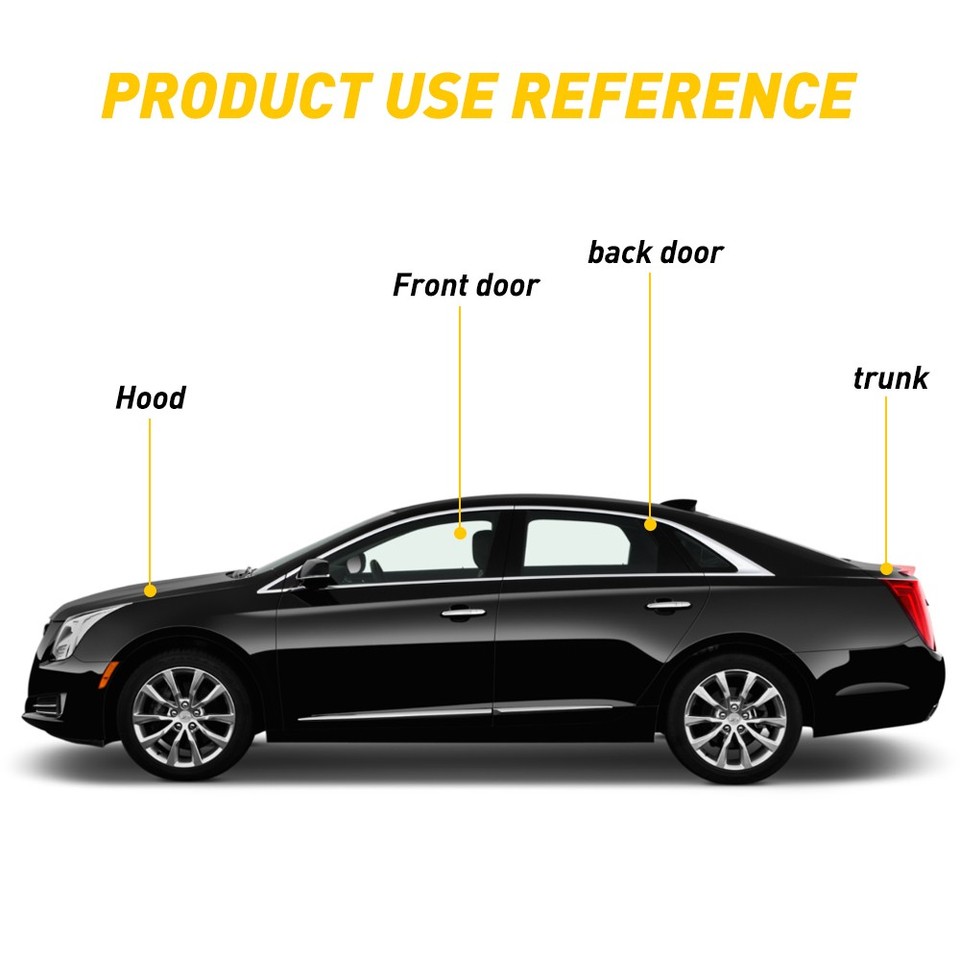 Universal D-Shape Rubber Car Door Seal Strip Hollow Edge Guard ...