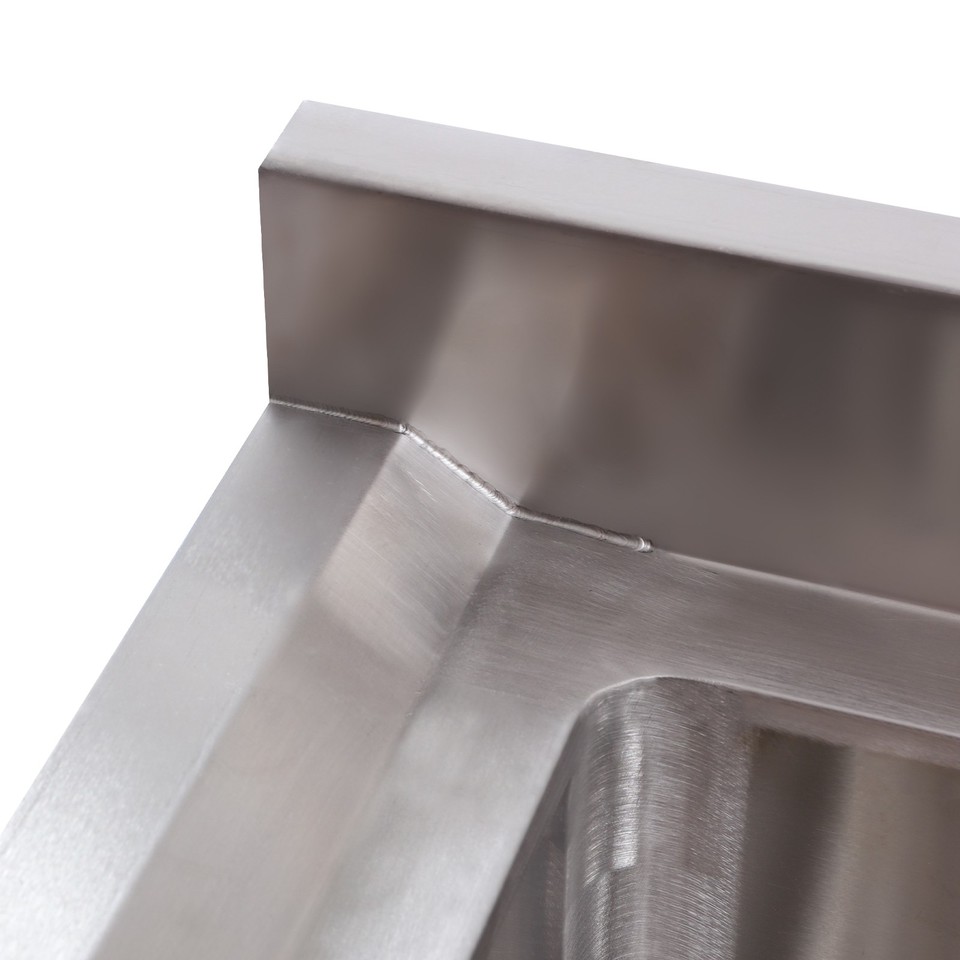 Three 3 Compartment Stainless Steel Commercial Kitchen Restaurant Bar ...