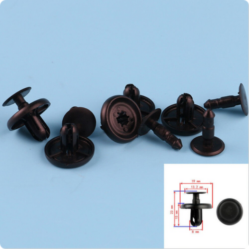 FIT LAND ROVER Set of 10 Push Type Wheel Arch Retainer Plastic Trim ...