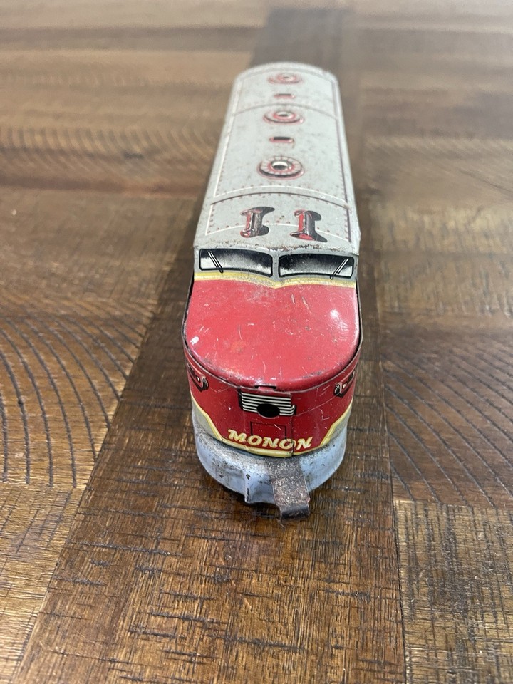 Vintage O Gauge Marx Monon 81F Tin Locomotive Dummy Set w/ Caboose 3855 ...