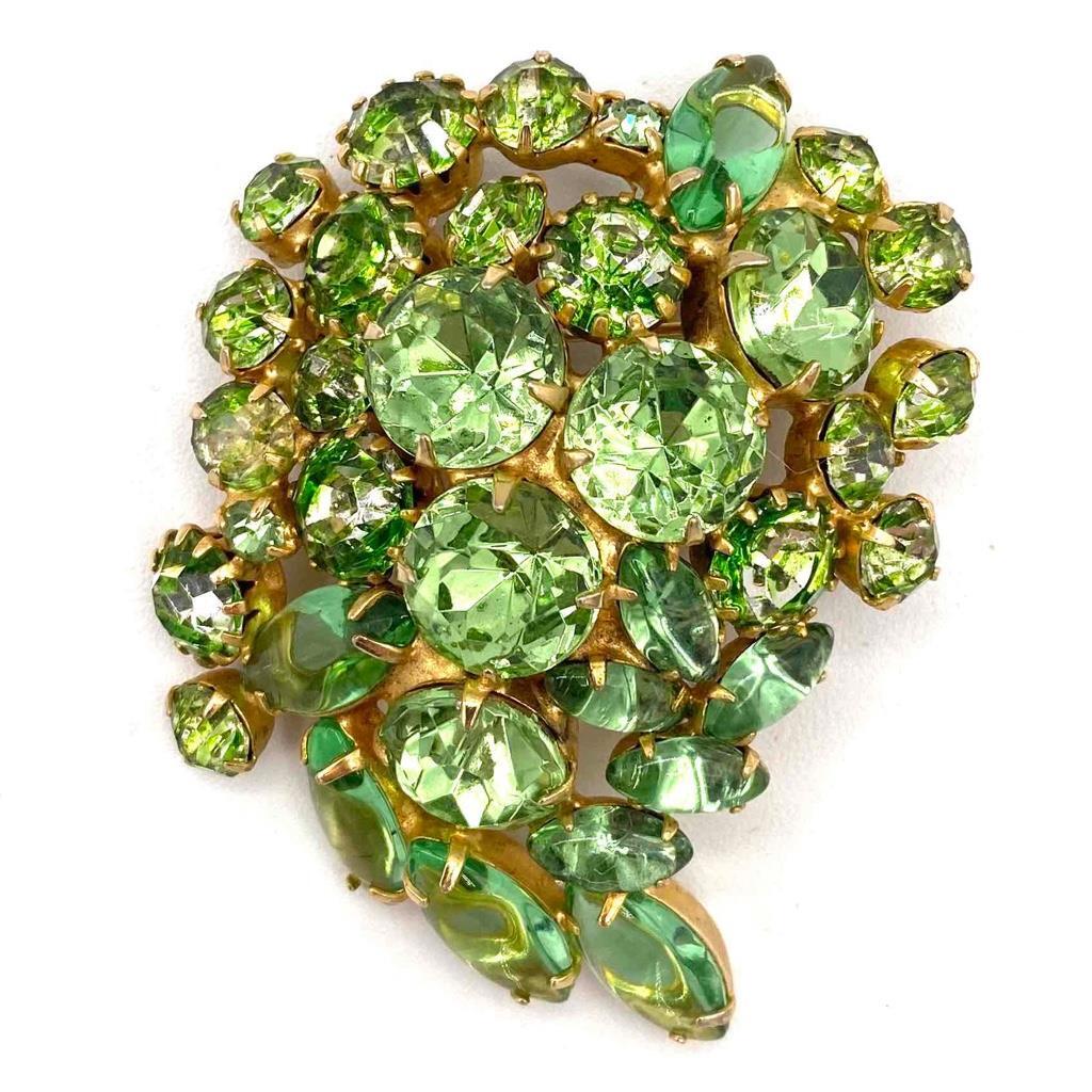 Rare Juliana DeLizza & Elster Green Marquise Cabochon… - Gem