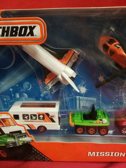 Matchbox Mission Force Police W/ 3 Vehicles & 2 Helicopters Die Cast 1 ...