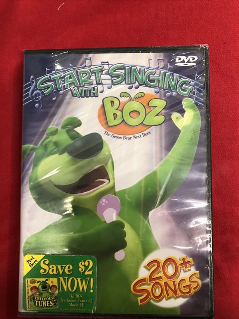 Start Singing With BOZ The Green Bear Next Door 20 Songs Sing-along DVD ...
