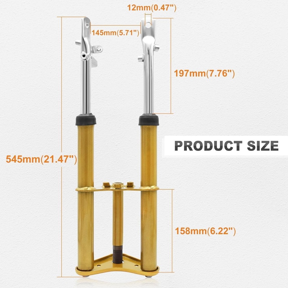 Honda CRF50 XR50 CRF XR 50 Front Forks Suspension with Triple Tree ...