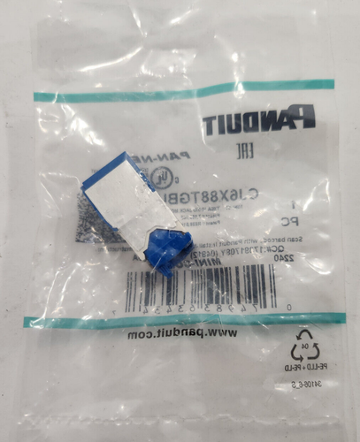 Panduit Mini-Com UTP RJ45 Cat 6A TG Jack Module - Blue for sale online ...