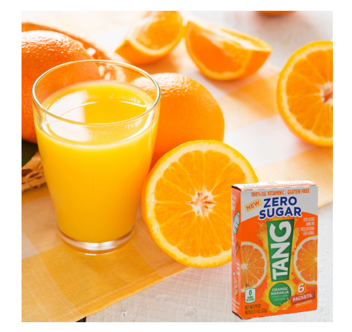 Tang Orange Singles Drink Mix Zero 1 box (6 packets) Sugar FREE SAMEDAY ...
