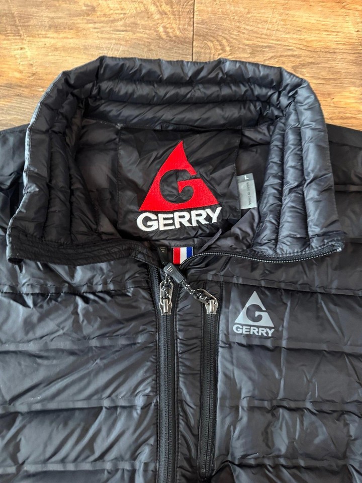 Gerry Black Full Zip Puffer Jacket Sz Lg EUC | eBay