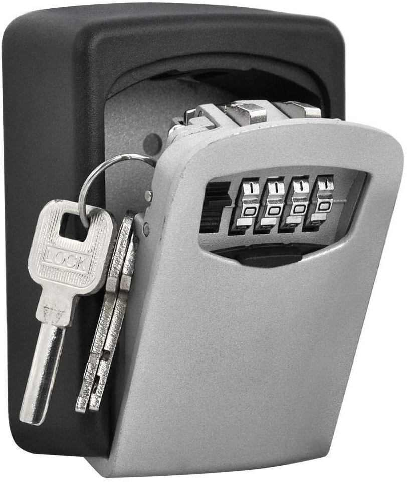 Combination Lock Key Safe Storage Box Padlock Security Home Outdoor ...