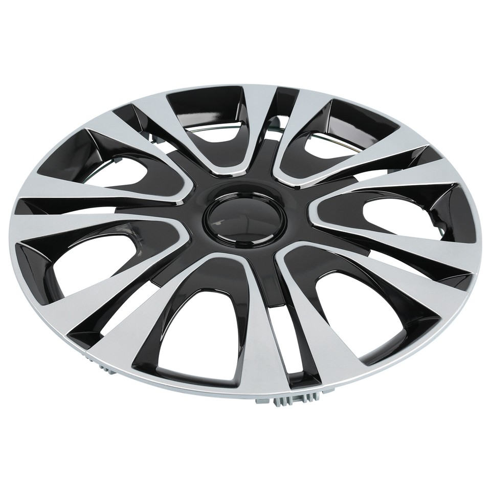 For 2007-2015 Fiat 500 15" 4PCS Hubcaps Wheel Cover Hub Caps Fits R15 ...